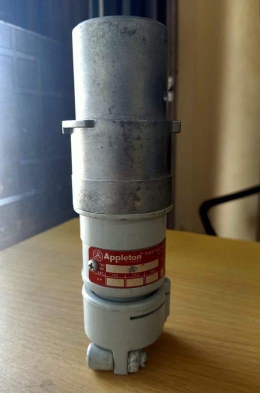 Appleton Plug Socket Receptacle Ex Proof 220VAC